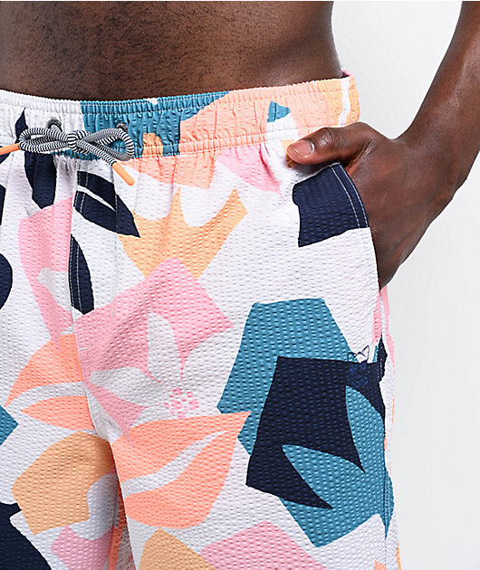 Party Pants Tender Greens White Board Shorts | Zumiez