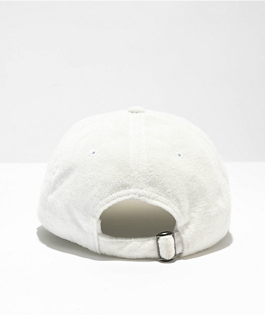 Paterson Core Logo White Terry Strapback Hat | Zumiez