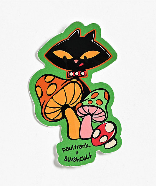 Paul Frank x Slushcult Mika Cat Sticker | Zumiez