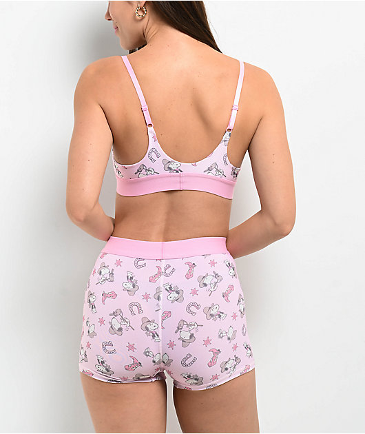 Peanuts Cowboy Snoopy Pink Underwear Set | Zumiez