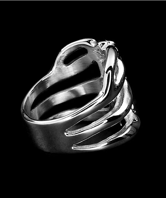 Personal Fears Rib Cage Stainless Steel Ring | Zumiez