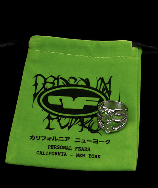 Personal Fears Rib Cage Stainless Steel Ring | Zumiez