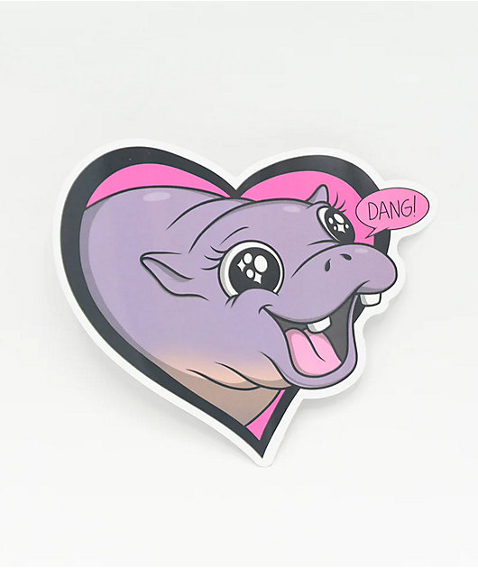 Petty Snacks Moo Deng Sticker | Zumiez
