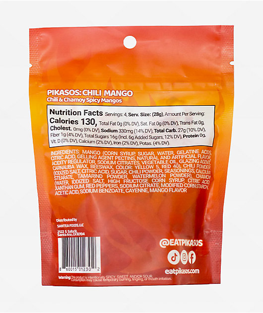 Pikasos Chili Mango Gummy Candy | Zumiez