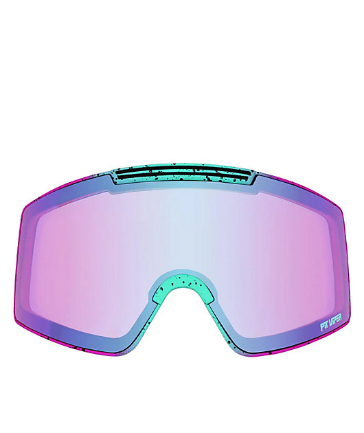 Pit Viper Proform Artificial & Blue-Purple Snowboard Goggles | Zumiez