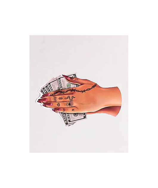 Popular Demand Pray Money Sticker | Zumiez