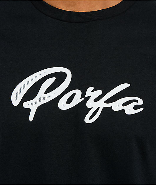 Porfa Raised Black T-Shirt | Zumiez
