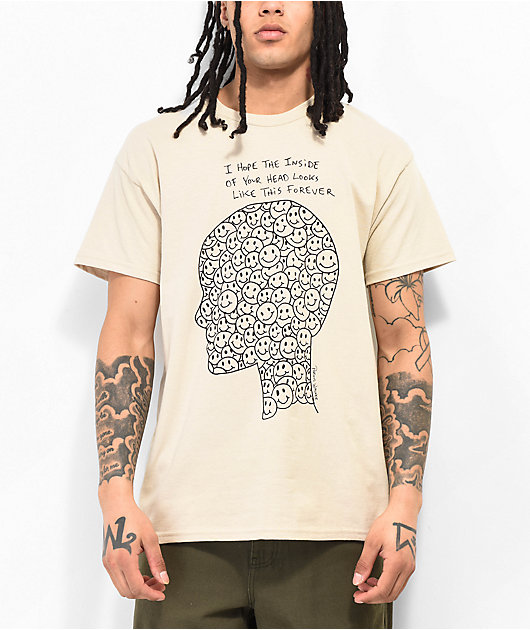Porous Walker Pure Happiness Natural T-Shirt | Zumiez