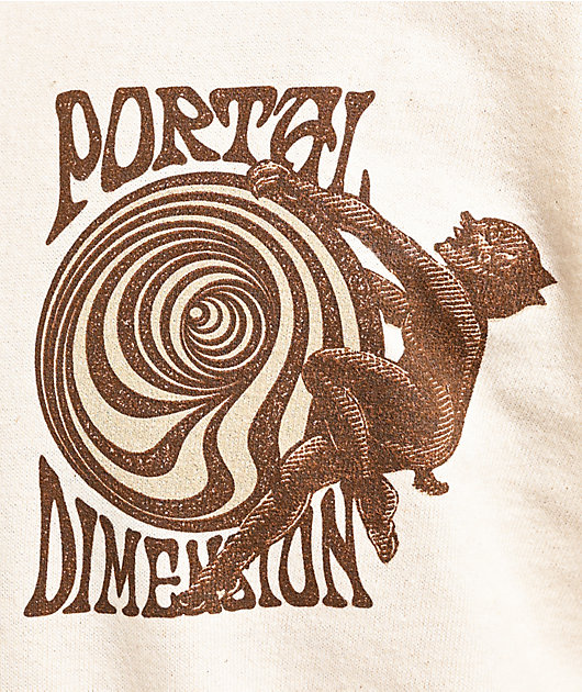 Portal Dimension Harvest Natural Long Sleeve T-Shirt | Zumiez