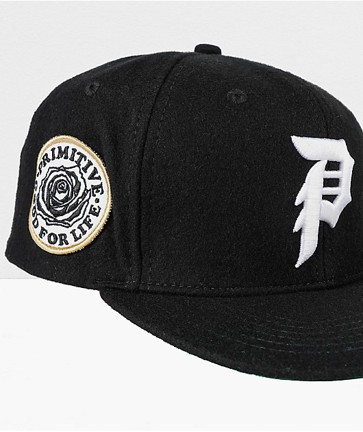 Primitive Alumni Black Snapback | Zumiez