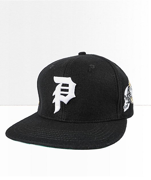 Primitive Alumni Black Snapback | Zumiez
