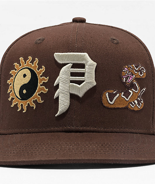 Primitive Badlands Brown Snapback Hat | Zumiez