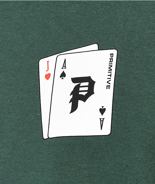 Primitive Double Down Green T-Shirt | Zumiez