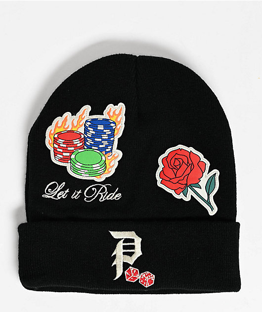 Primitive Double Up Black Beanie | Zumiez