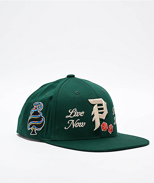 Primitive Double Up Green Snapback | Zumiez