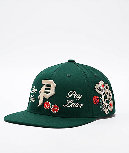 Primitive Double Up Green Snapback | Zumiez