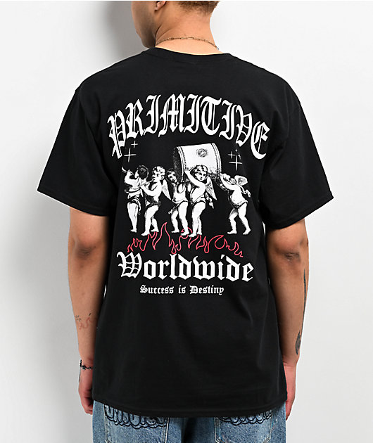 Primitive Exchange Black T-Shirt | Zumiez