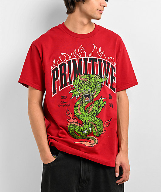Primitive Fortune Red T-Shirt | Zumiez