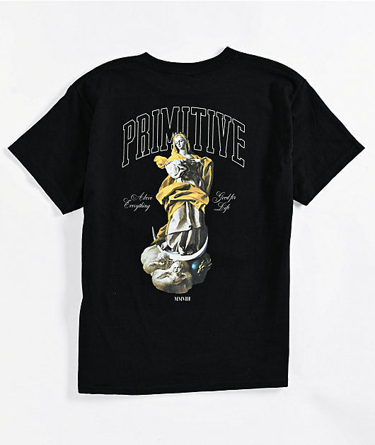 Primitive Kids Blessed Black T-Shirt | Zumiez