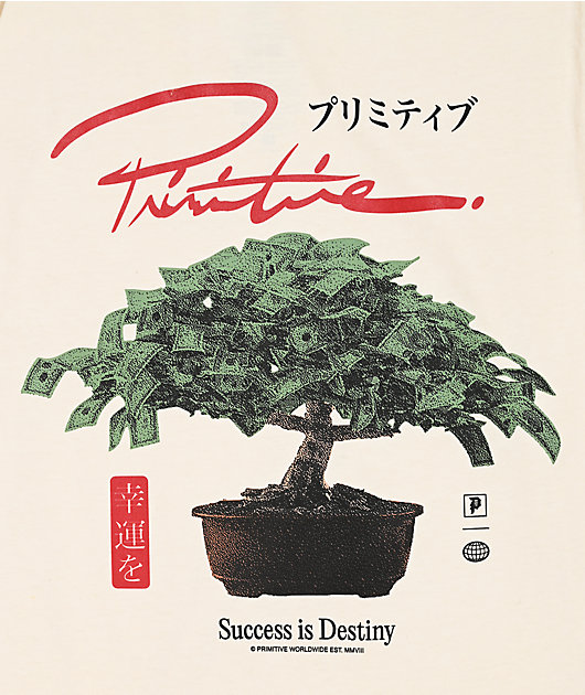 Primitive Kids Money Tree Natural Heavyweight T-Shirt | Zumiez