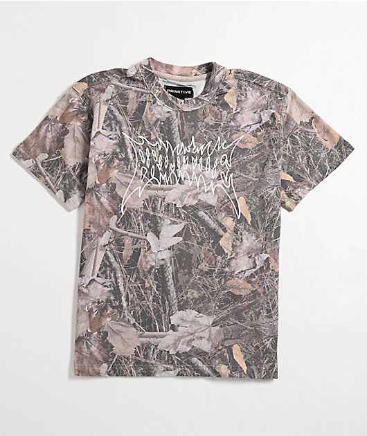 Primitive Kids Threat Camo T-Shirt | Zumiez