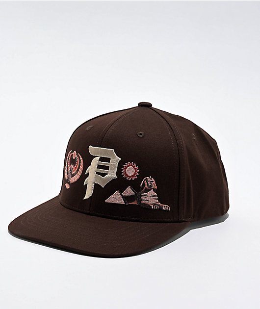 Primitive Passage Brown Snapback Hat | Zumiez