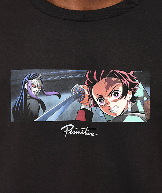 Primitive x Demon Slayer Showdown Black T-Shirt | Zumiez