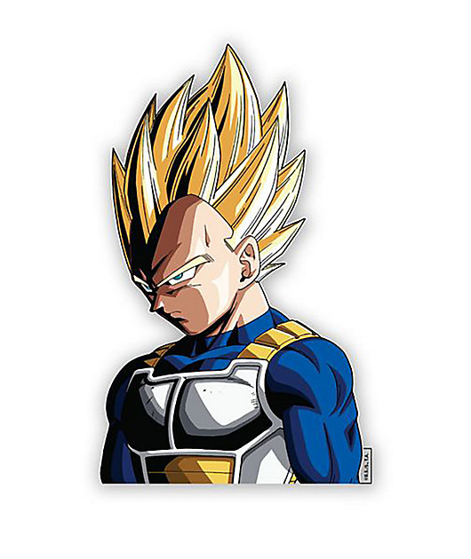 Primitive x Dragon Ball Z Saiyan Prince Sticker | Zumiez