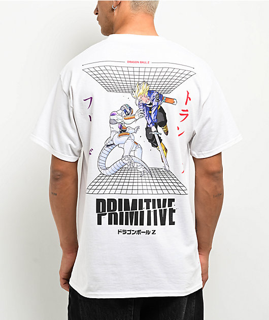Primitive x Dragon Ball Z Timeline White T-Shirt | Zumiez