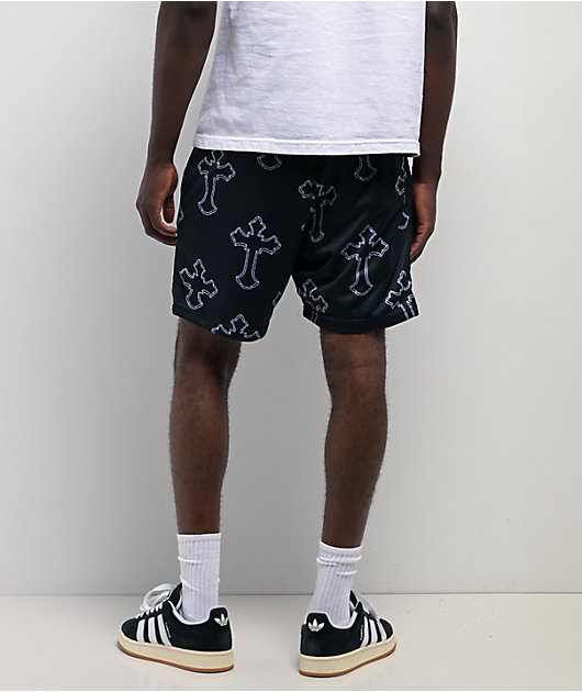 Primitive x Tupac Black Mesh Shorts | Zumiez