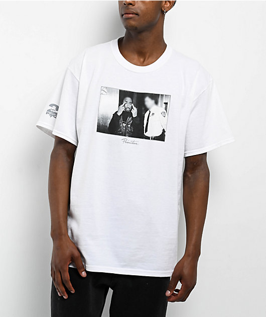 Primitive x Tupac Icon White T-Shirt | Zumiez