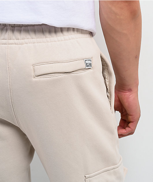 Pro Club Beige Cargo Sweatpants | Zumiez