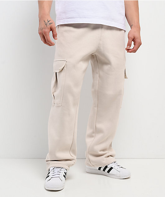 Pro Club Beige Cargo Sweatpants | Zumiez