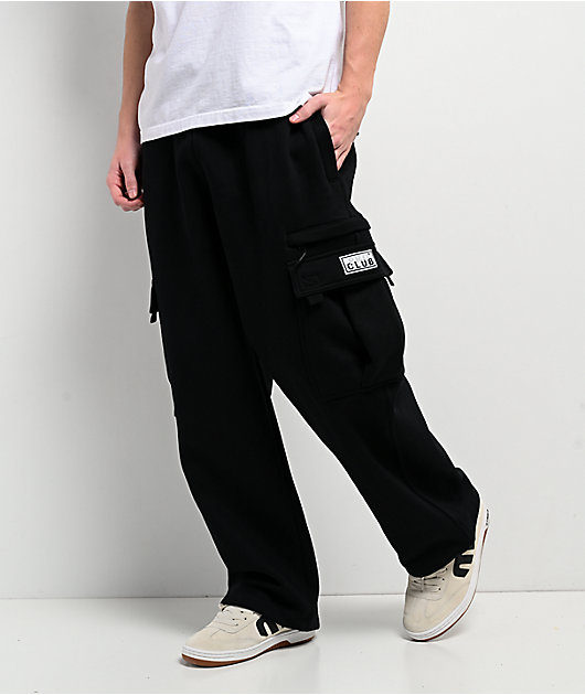 Pro Club Black Heavyweight Cargo Sweatpants | Zumiez