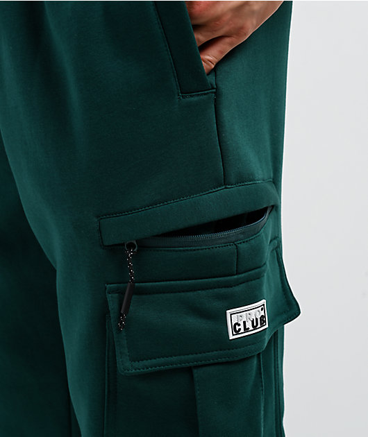 Pro Club Dark Green Cargo Sweatpants | Zumiez