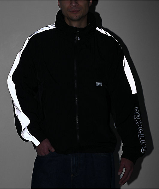 Pro Club Full Court Black Windbreaker Zip Jacket | Zumiez