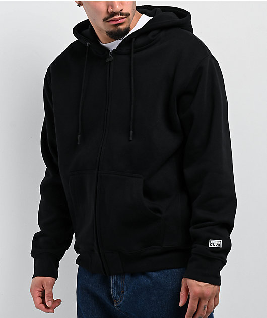 Pro Club Heavyweight Black Zip Hoodie | Zumiez