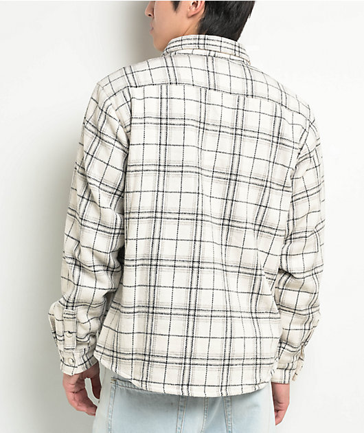 Pro Club Heavyweight White Plaid Flannel Work Jacket | Zumiez