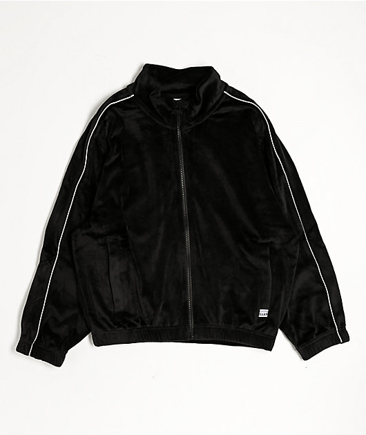 Pro Club Kids Black Velour Track Jacket | Zumiez