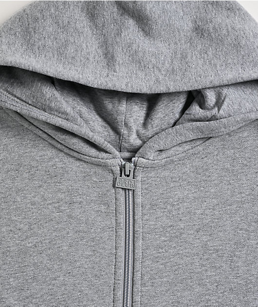 Pro Club Kids Fleece Grey Zip Hoodie | Zumiez