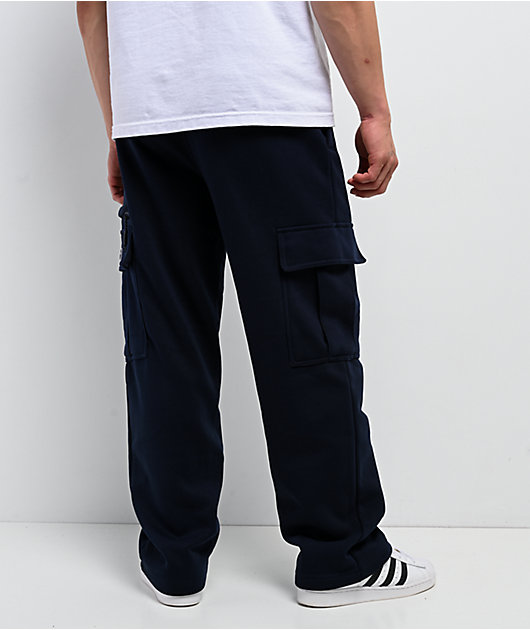 Pro Club Navy Cargo Sweatpants | Zumiez