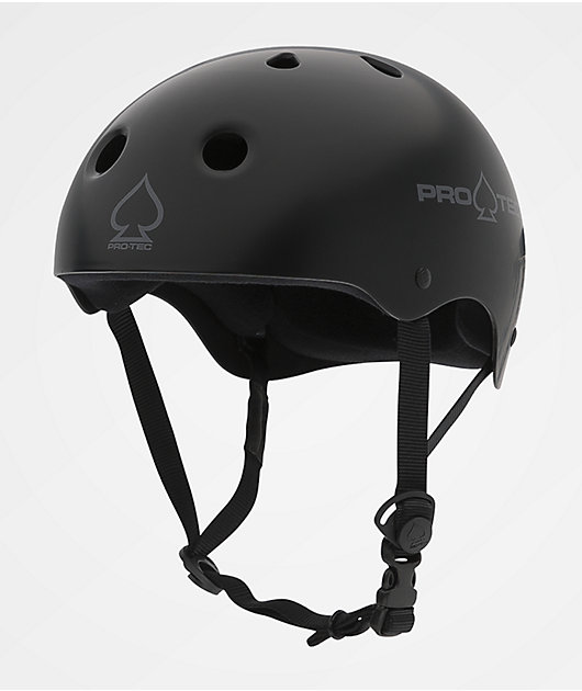 Pro-Tec CPSC Classic Matte Black Skateboard Helmet | Zumiez