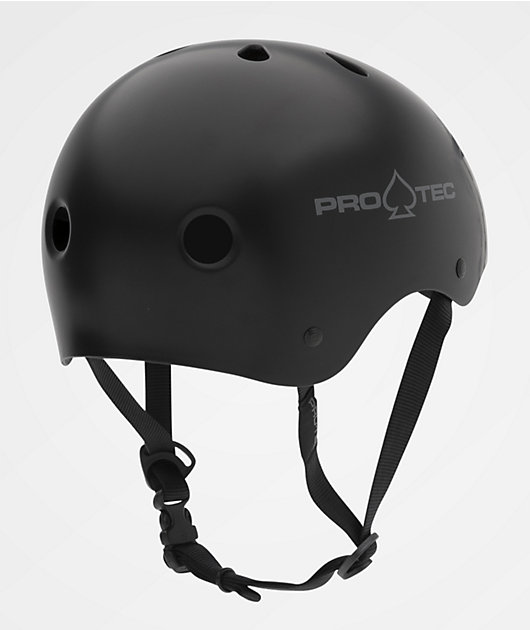 Pro-Tec CPSC Classic Matte Black Skateboard Helmet | Zumiez