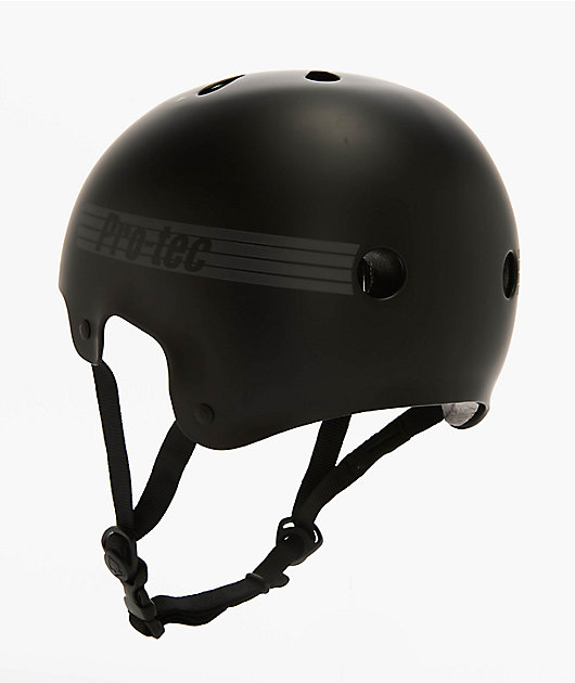 Pro-Tec Lasek CPSC Old School Matte Black Skateboard Helmet | Zumiez