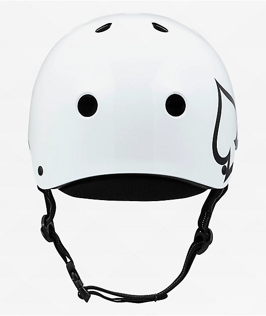 Pro-Tec Low Pro Certified Gloss White Skateboard Helmet | Zumiez