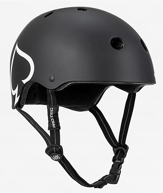 Pro-Tec Low Pro Certified Matte Black Skateboard Helmet | Zumiez