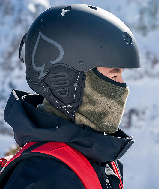 Pro-Tec Low Pro Matte Black Snowboard Helmet | Zumiez
