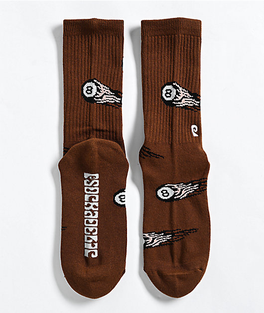 Psockadelic Last Shot Mauve Crew Socks | Zumiez