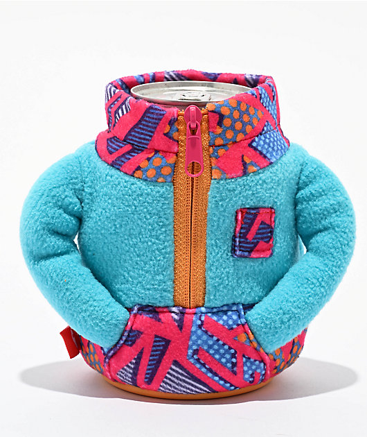 Puffin The Fleece Totally Teal Can Cooler | Zumiez