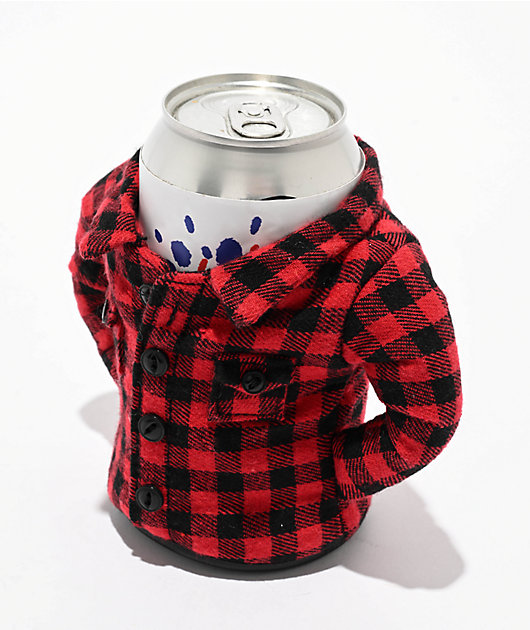 Puffin The Lumberjack Red Can Cooler | Zumiez